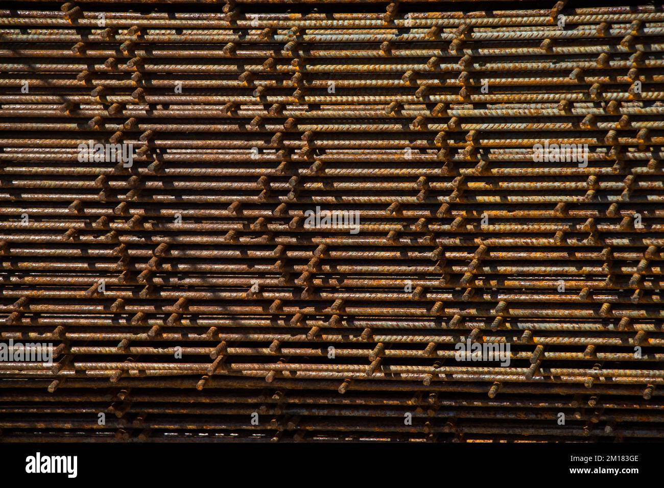 Iron bars reinforcement concrete bars for construction Stock Photo - Alamy