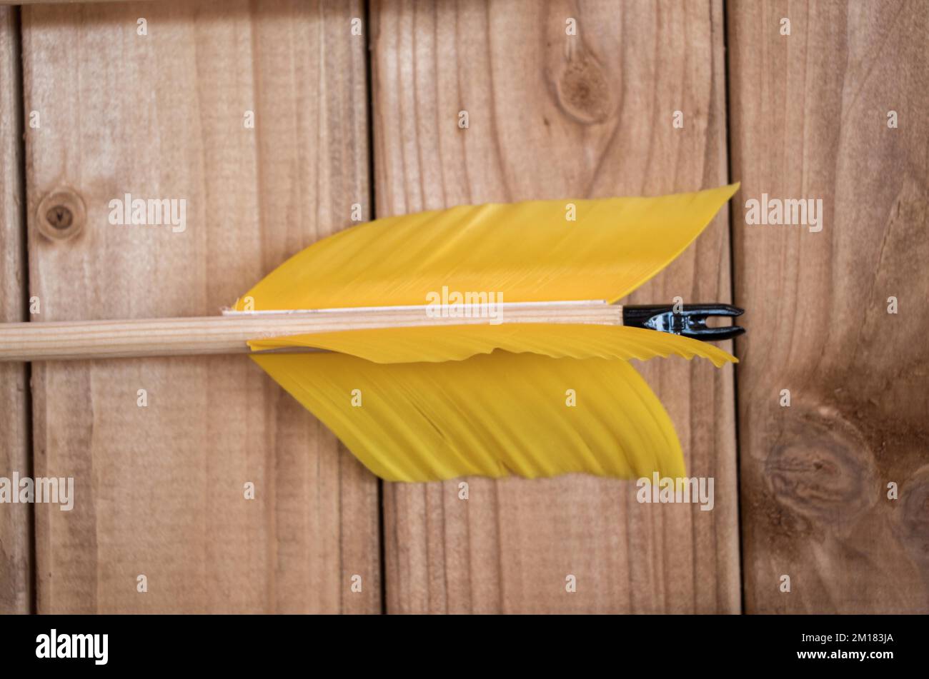 Antique old wooden arrows Stock Photo - Alamy