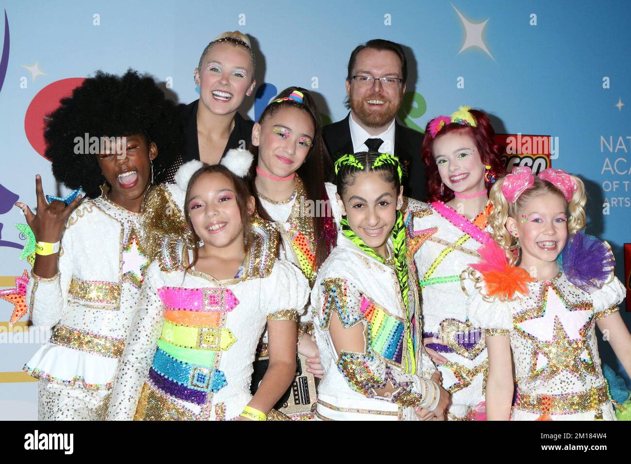 LOS ANGELES - DEC 10: XOMG POP!, Adam Sharp, JoJo Siwa at the 2022 ...