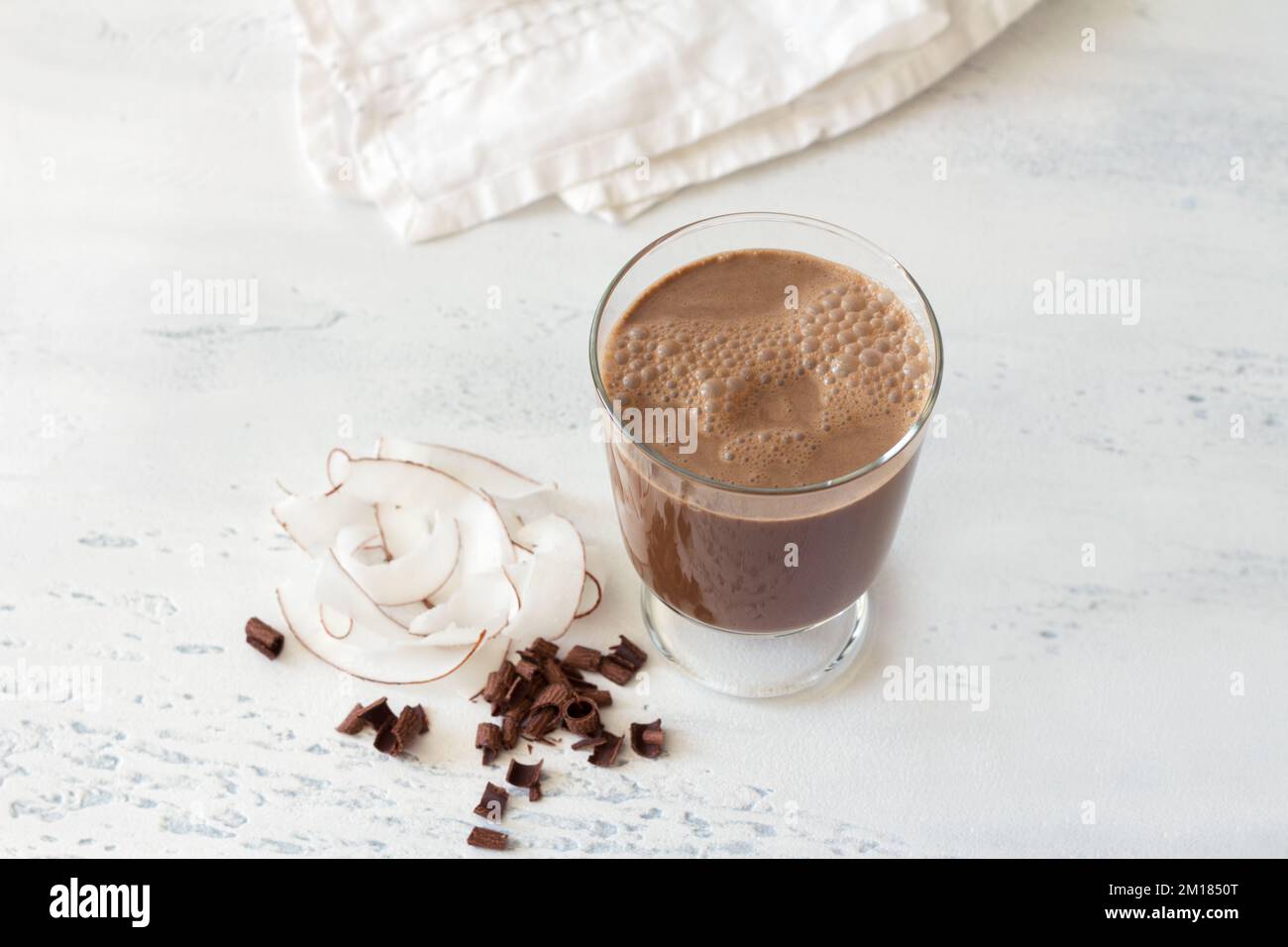Chocolate coconut shake hi-res stock photography and images - Alamy