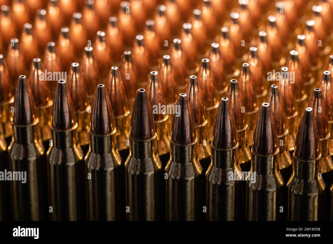 Rottweil, Germany. 10th Dec, 2022. 223 caliber Remington cartridges ...