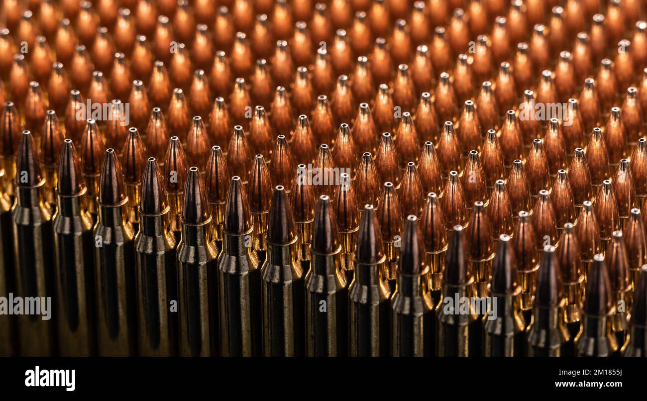 Rottweil, Germany. 10th Dec, 2022. 223 caliber Remington cartridges ...