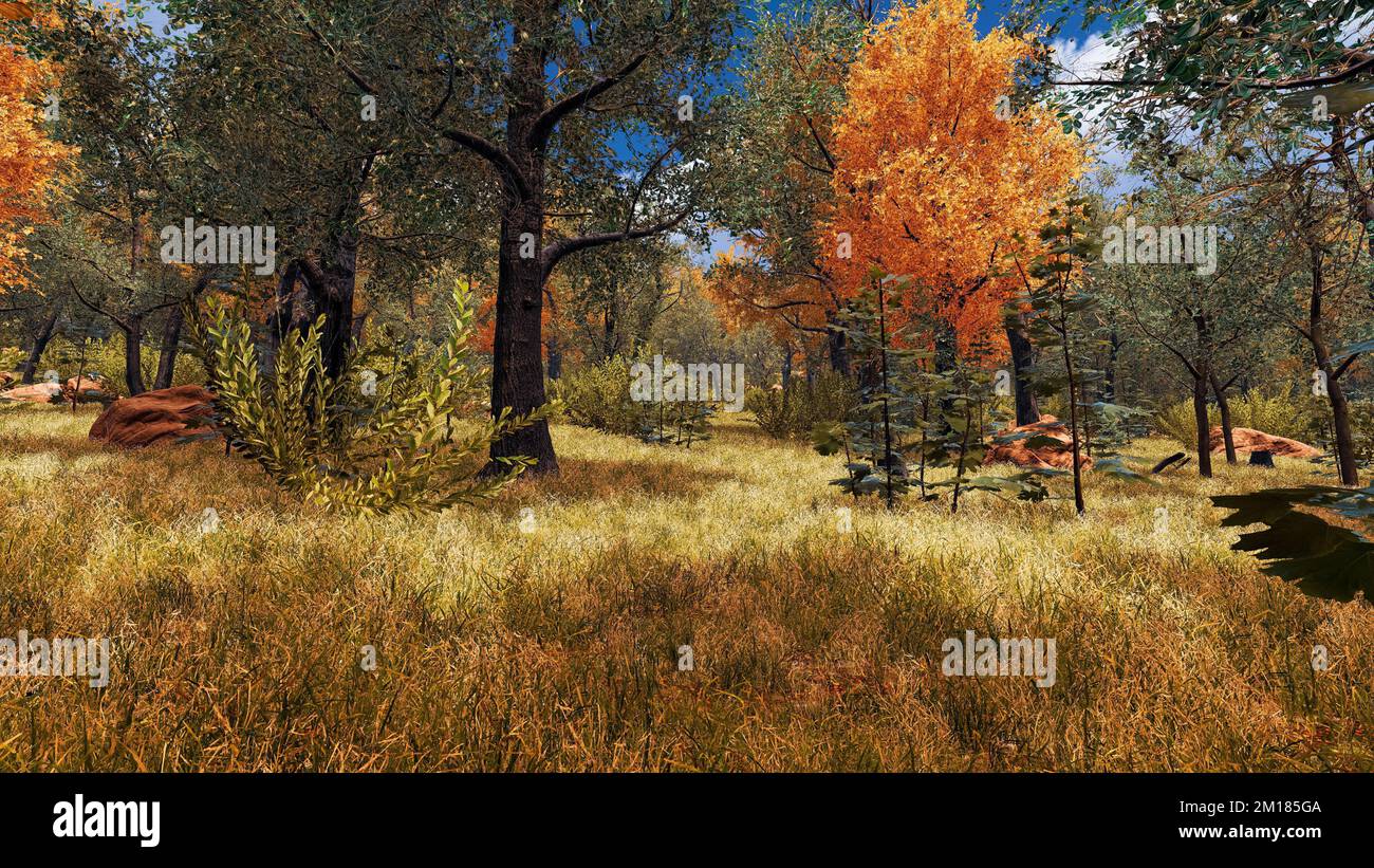 3D Render Background to ecology and sustainable development ...