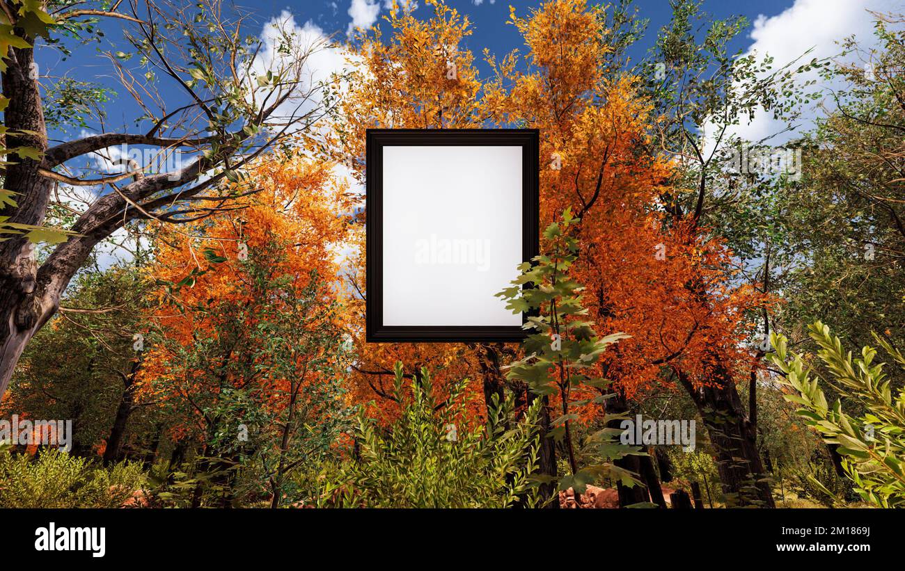 3D Render Background to ecology and sustainable development ...