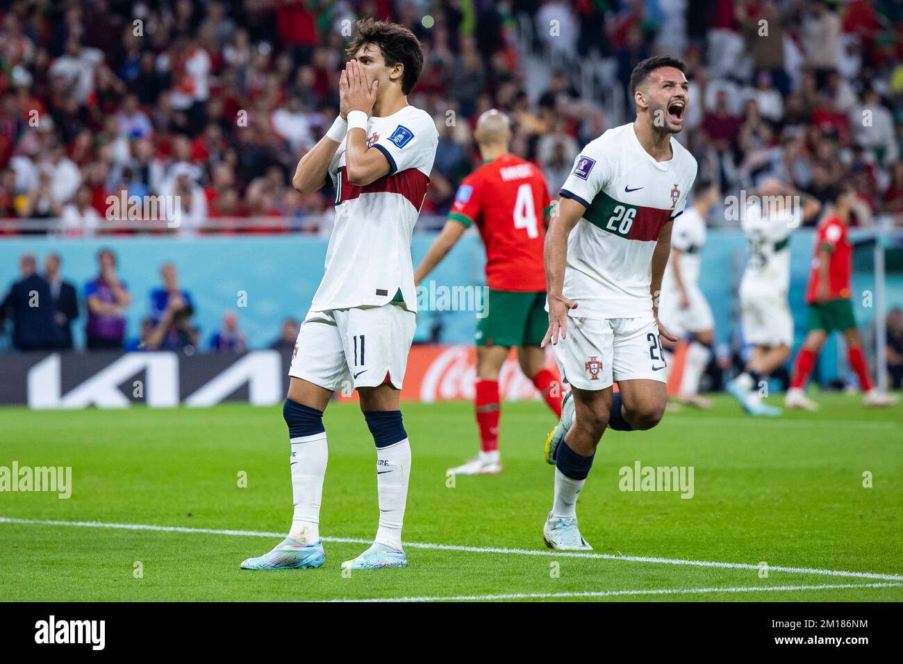 Doha, Qatar. 10th Dec, 2022. Soccer: World Cup, Morocco - Portugal ...