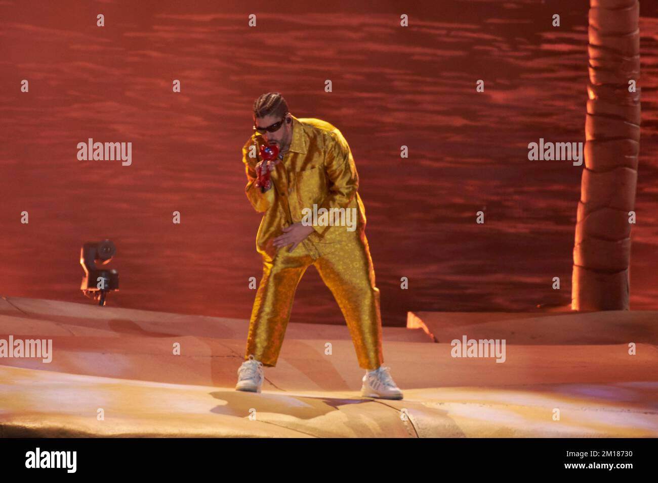 Mexico City, Mexico. 10th Dec, 2022. Puerto Rican Rapper Bad Bunny ...