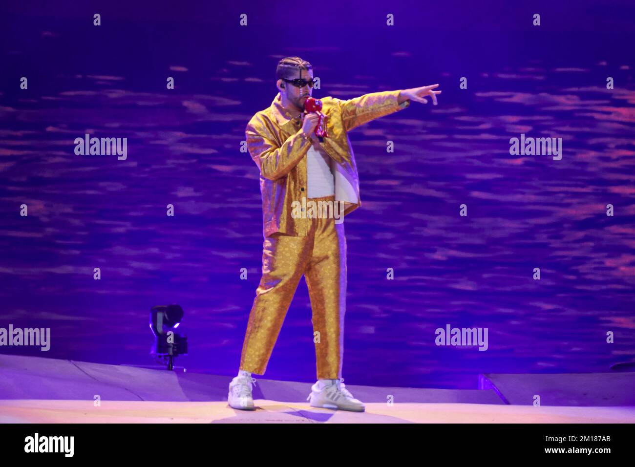 Mexico City, Mexico. 10th Dec, 2022. Puerto Rican Rapper Bad Bunny ...