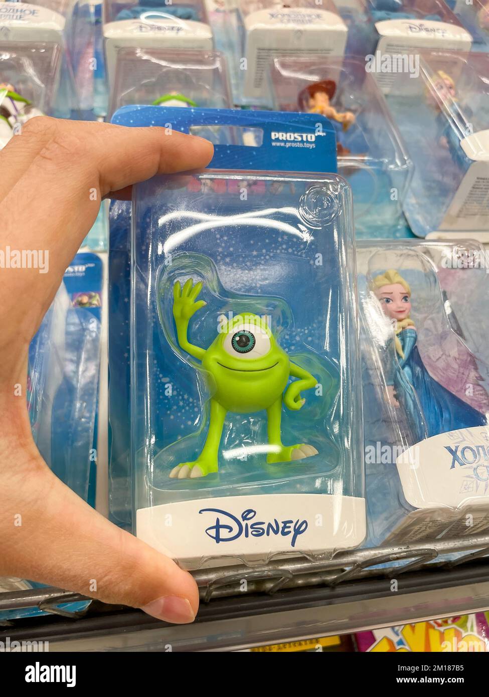 Tyumen, Russia-September 09, 2022: Mike Wazowski, a monster character ...