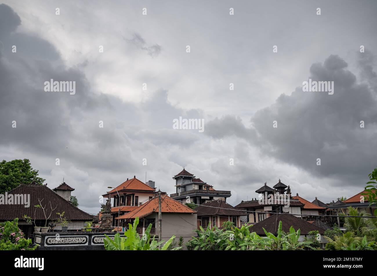 Bali Island houses, traditional architecture of Bali Island's houses in ...