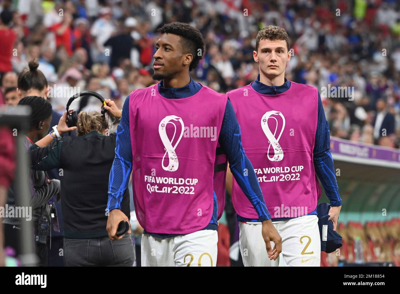 Al Khor, Qatar. 10th Dec, 2022. From left: Kingsley COMAN (FRA ...