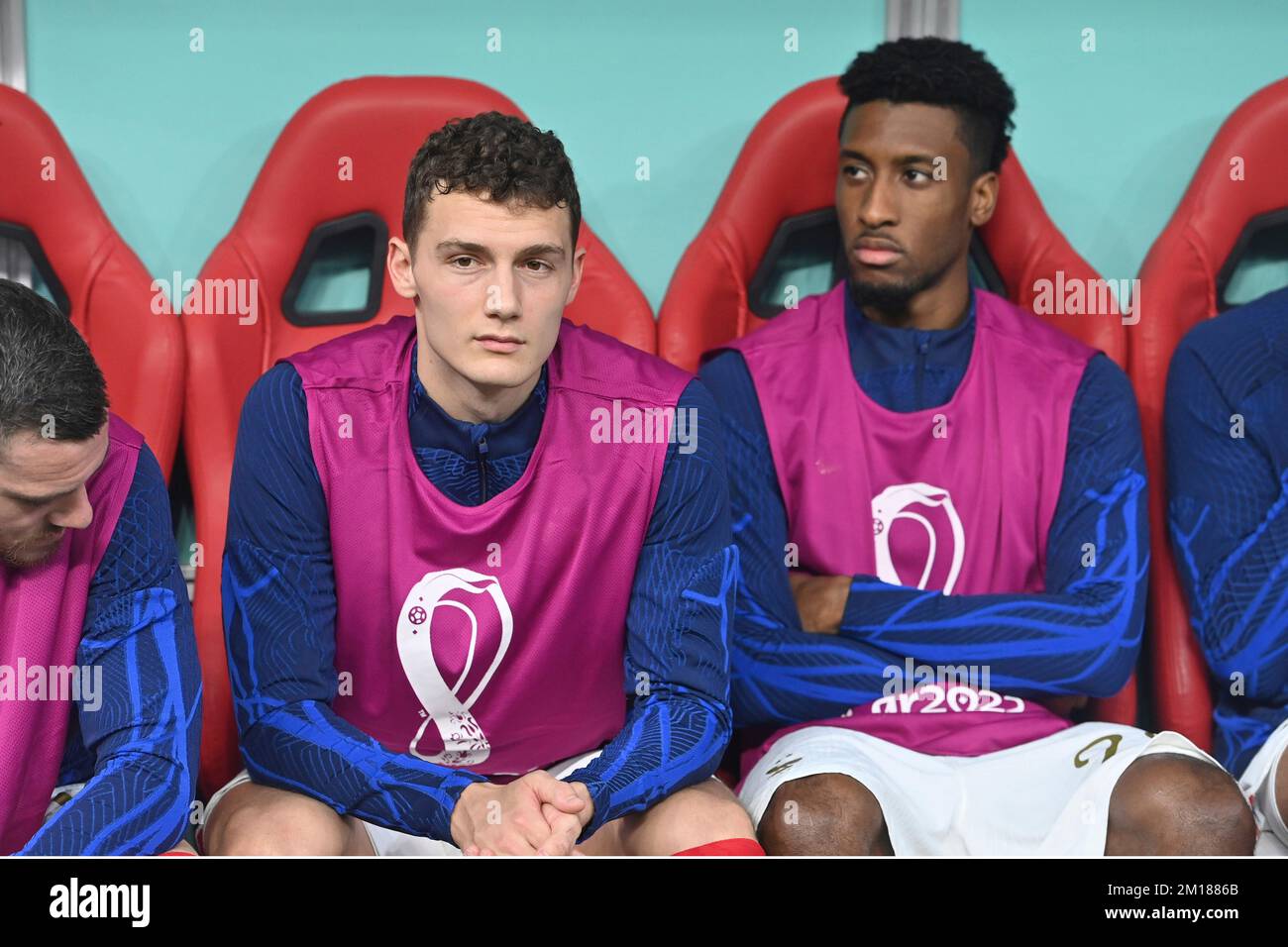Al Khor, Qatar. 10th Dec, 2022. From left: Benjamin PAVARD (FRA ...