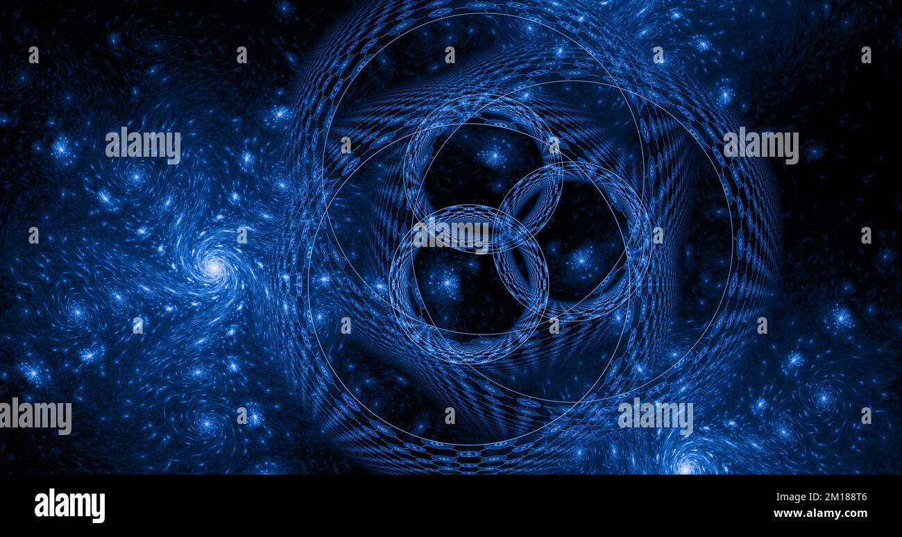 Three-dimensional 3D fractal texture. Computer generated abstract ...