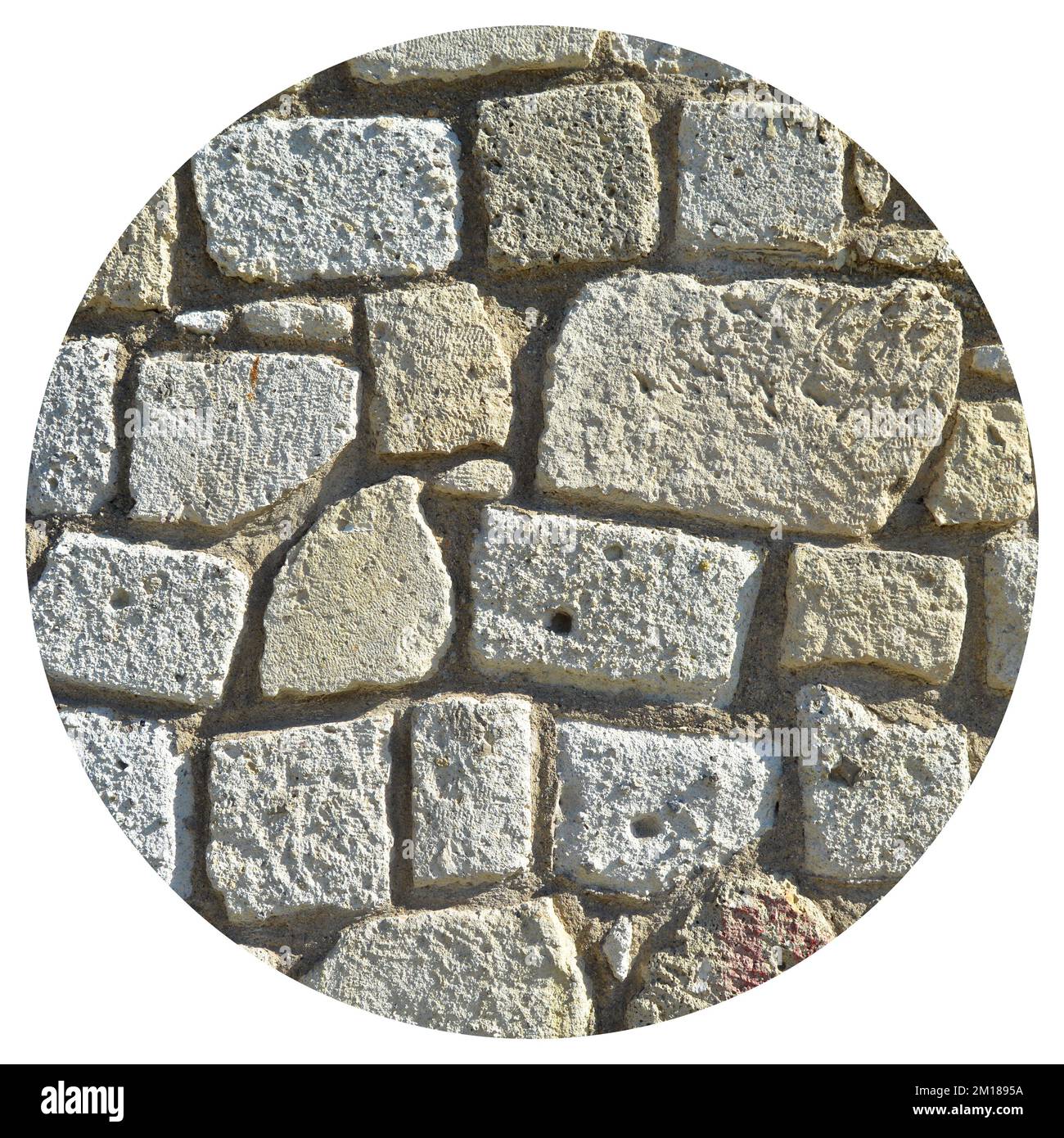 Sturdy yellow and beige cut stone wall, good for backgrounds, seamless ...