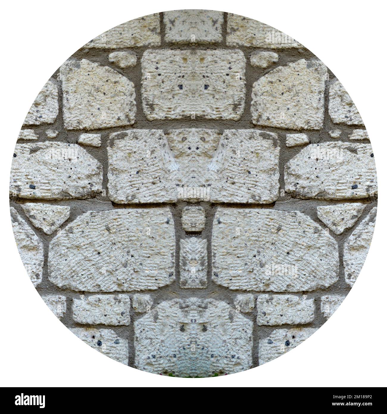 Sturdy yellow and beige cut stone wall, good for backgrounds, seamless ...