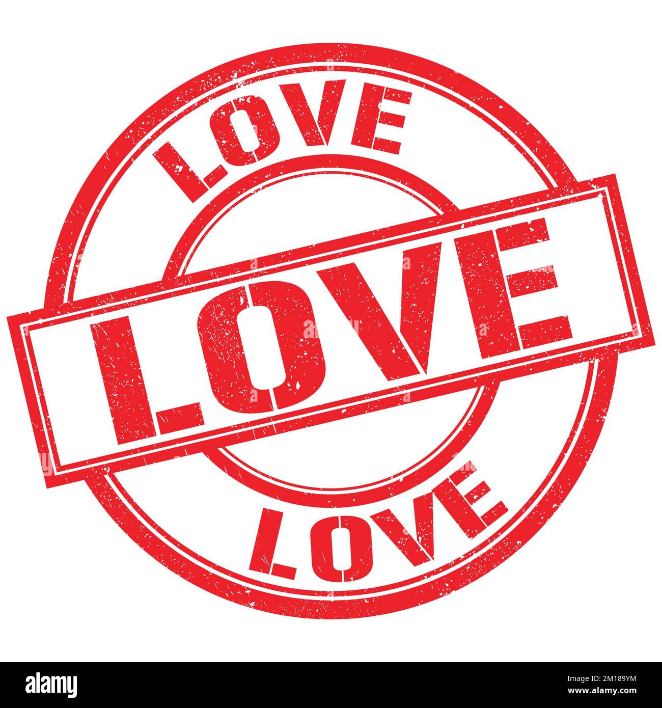 LOVE text written on red round stamp sign Stock Photo - Alamy