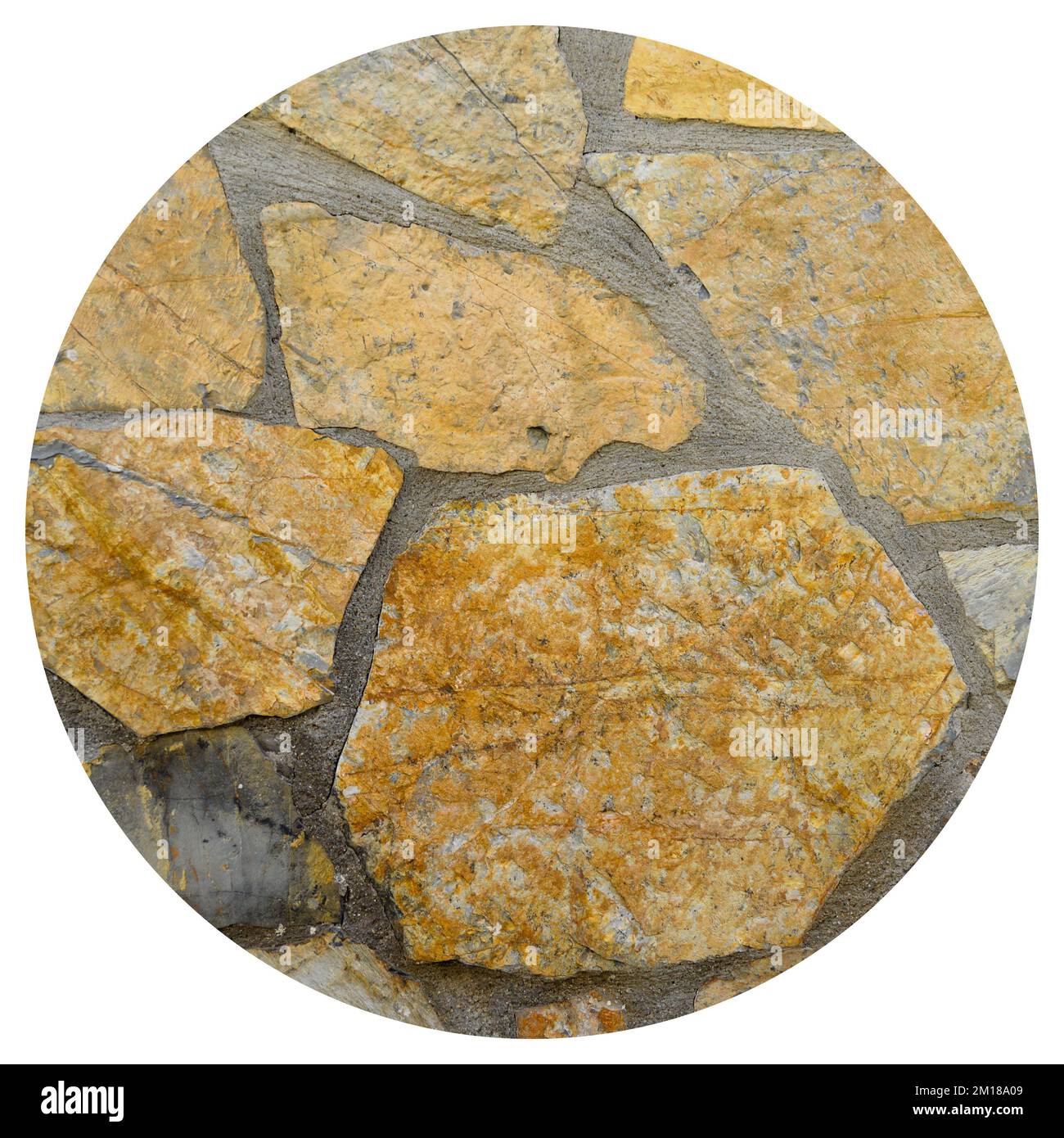 Sturdy yellow and beige cut stone wall, good for backgrounds, seamless ...