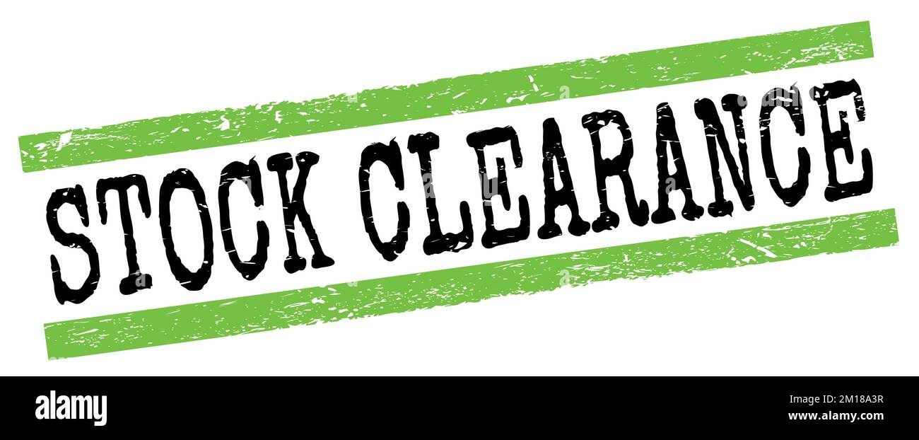 Stock clearance stamp sign hi-res stock photography and images - Alamy