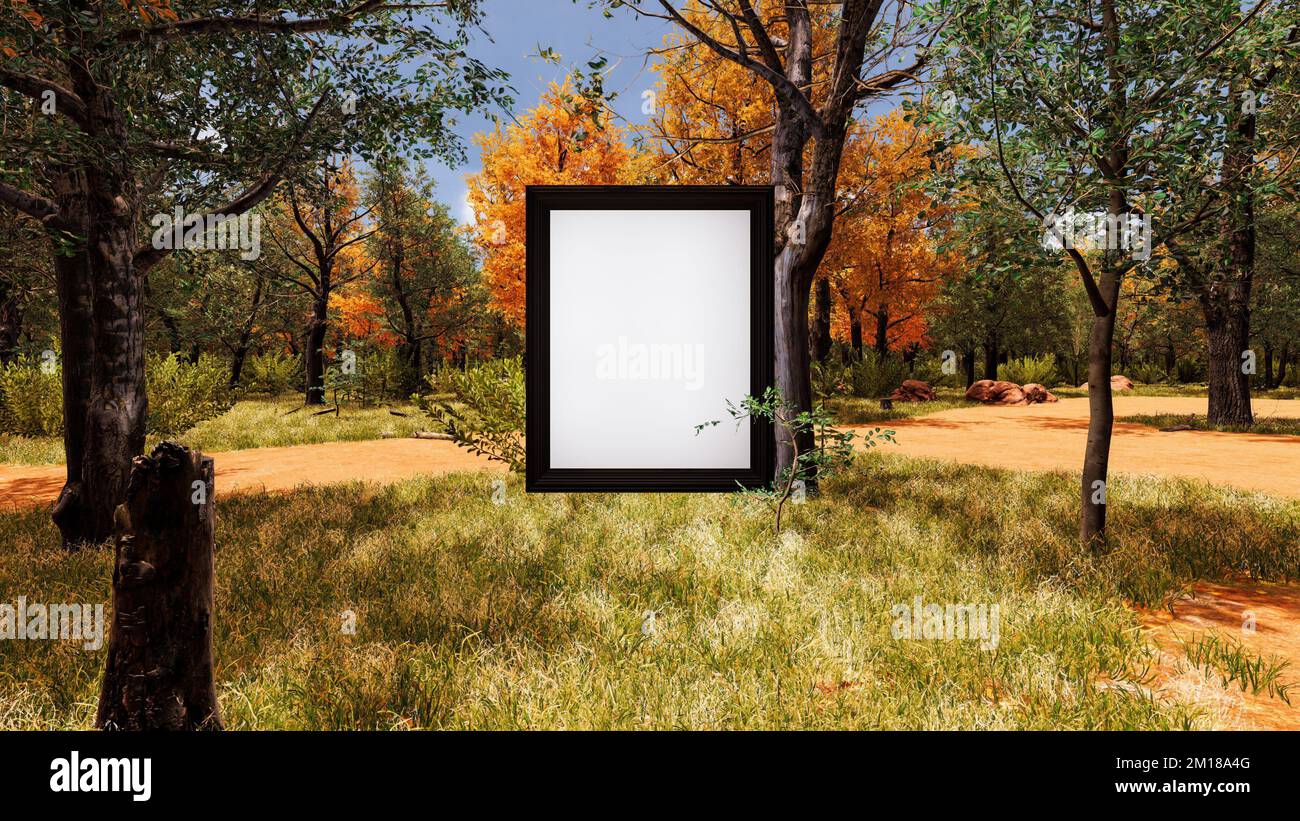 3D Render Background to ecology and sustainable development ...