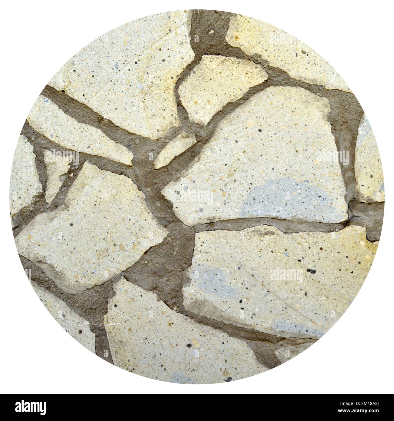 Sturdy white and beige cut stone wall, good for backgrounds, seamless ...