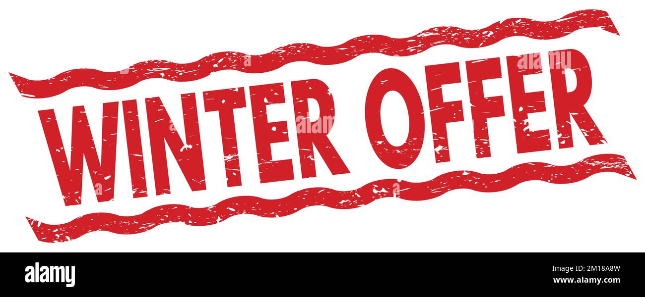 Winter offer text on Cut Out Stock Images & Pictures - Alamy