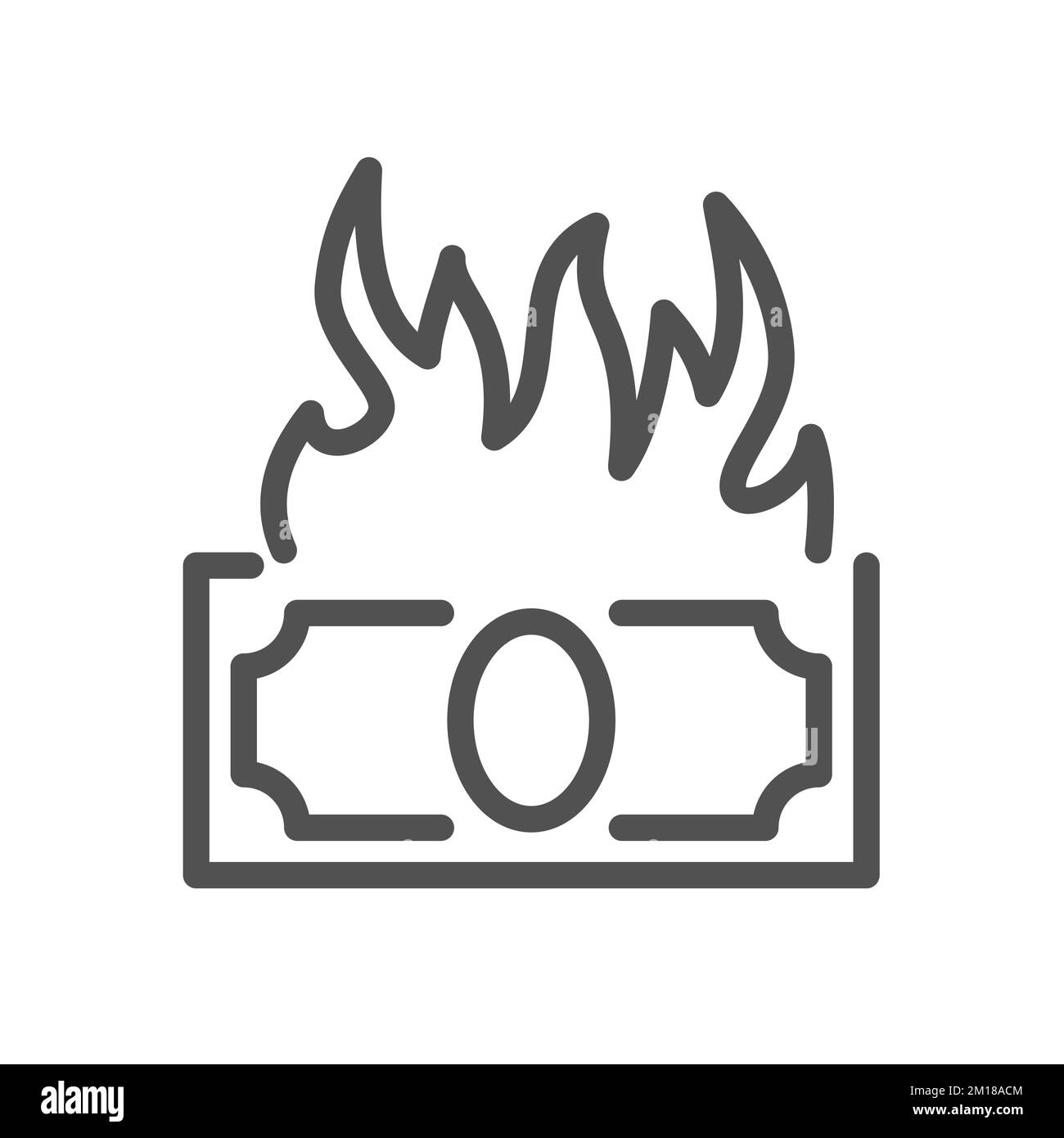 Inflation icon. Monochrome sign from economic crisis collection ...