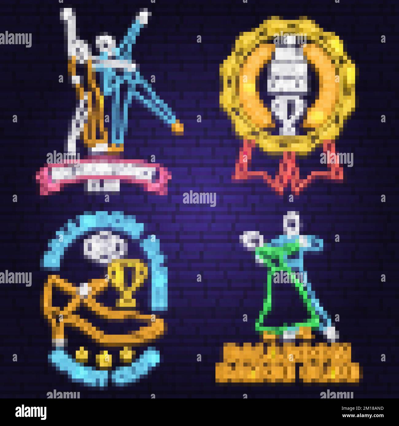 Set of Ballroom dance sport club Bright Neon Sign. Dance sport neon ...