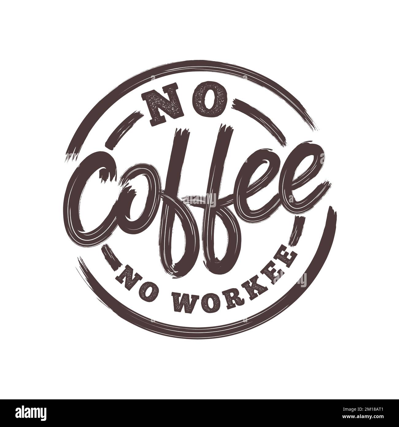 Typography coffee Cut Out Stock Images & Pictures - Alamy