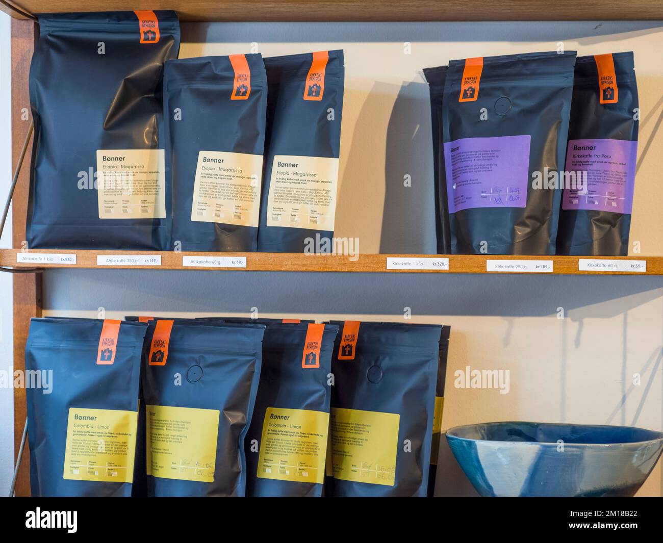 Coffee Shop in Old Area of bergen, Bonner Kaffe, Bergen, Norway ...