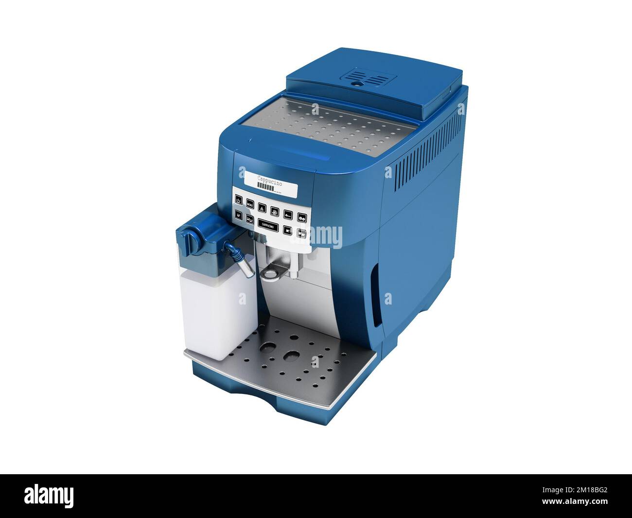 3d illustration of dove automatic cappuccino machine on white ...