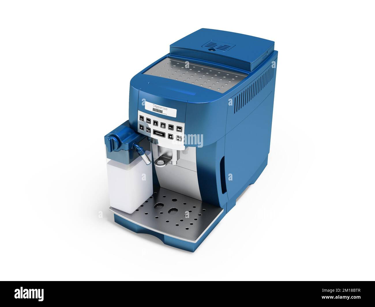 3d illustration of dove automatic cappuccino machine on white ...