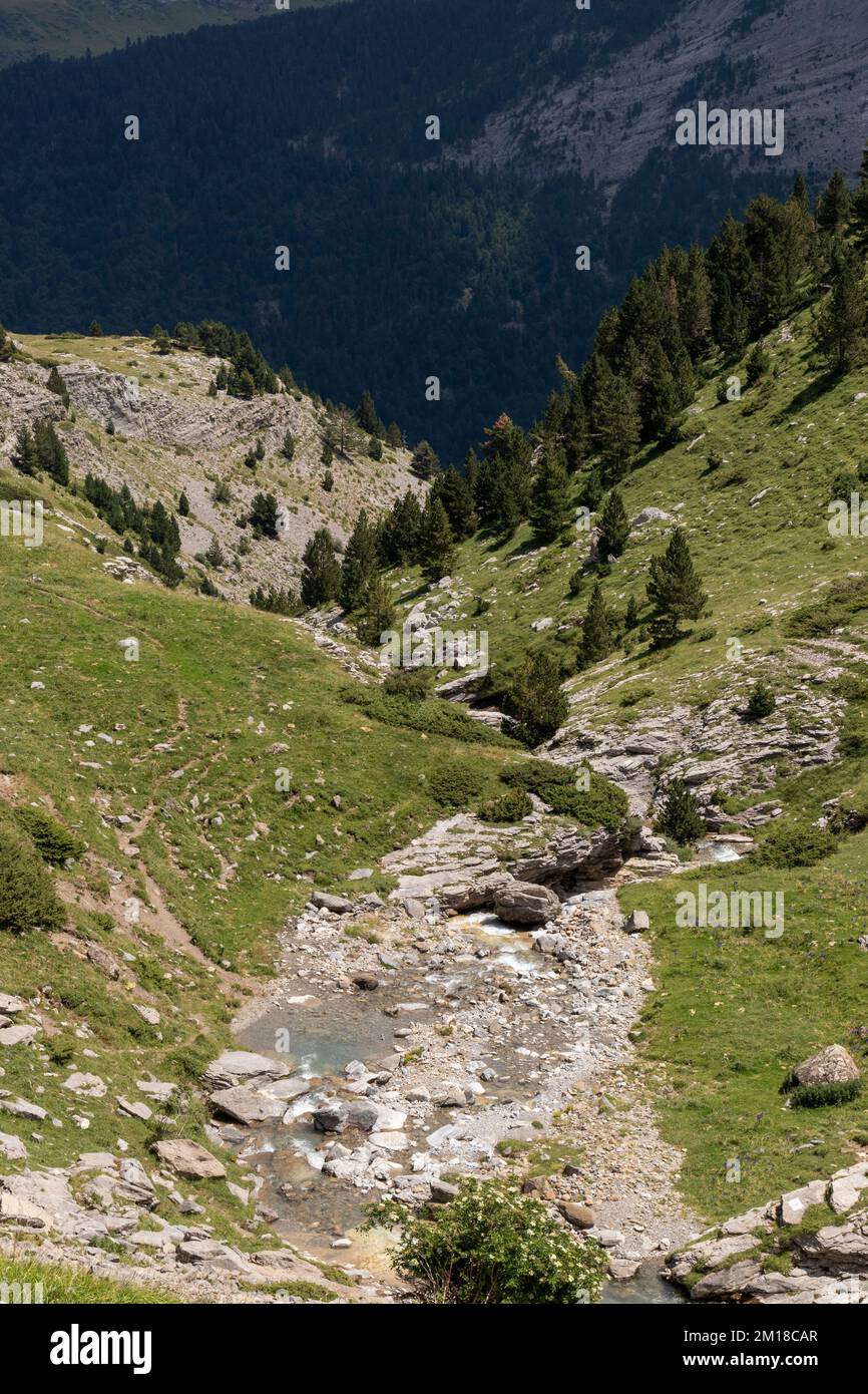 Famous Gavarnie Falls in French Pyrenees, the highest waterfall in ...