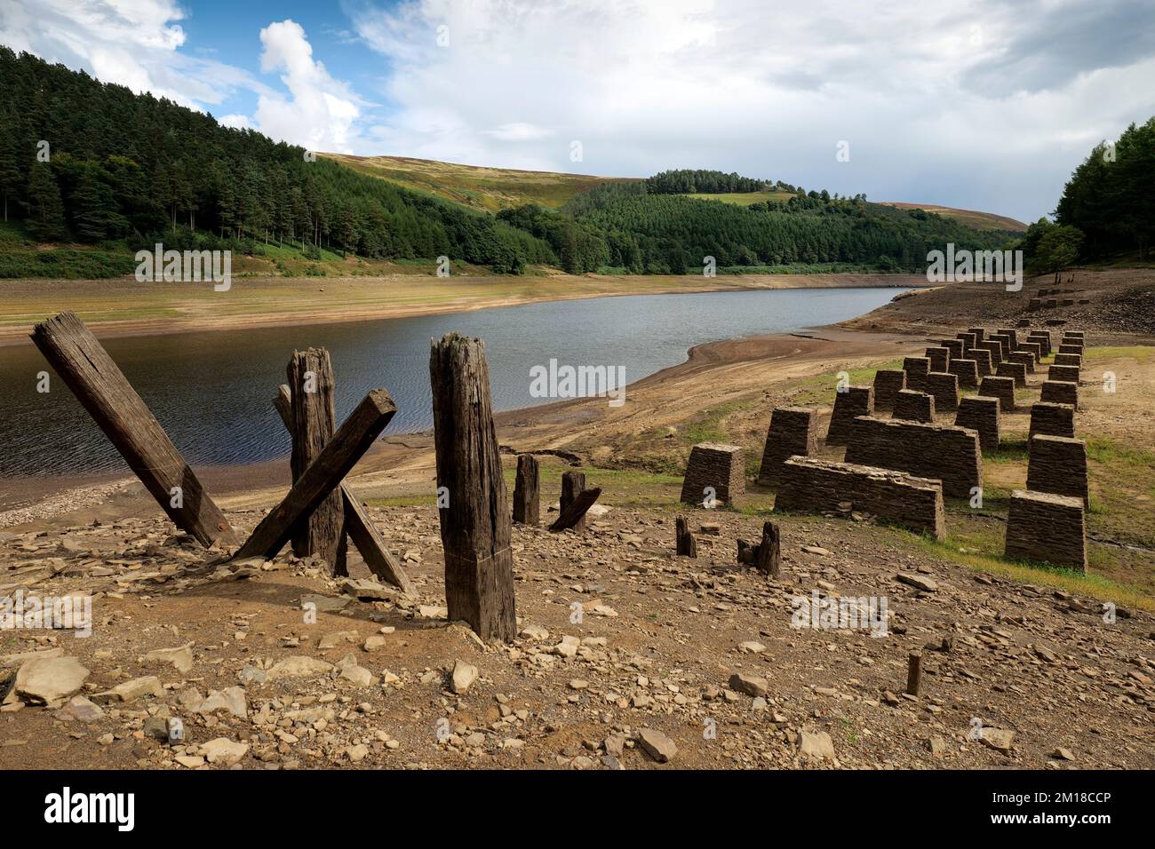Ladybower reservoir derbyshire drought hi-res stock photography and ...
