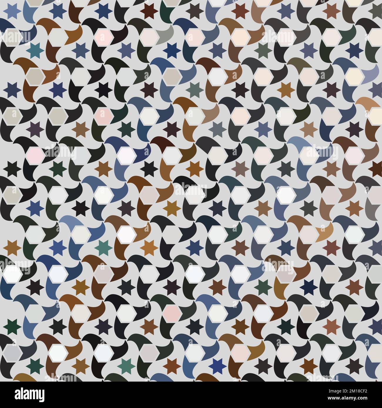 Beautiful colorful pattern vector illustration of traditional eastern ...