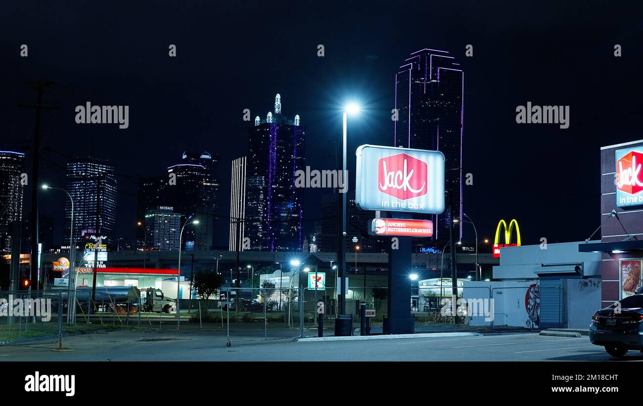 Jack in the Box Fast Food restaurant - DALLAS, UNITED STATES - OCTOBER ...