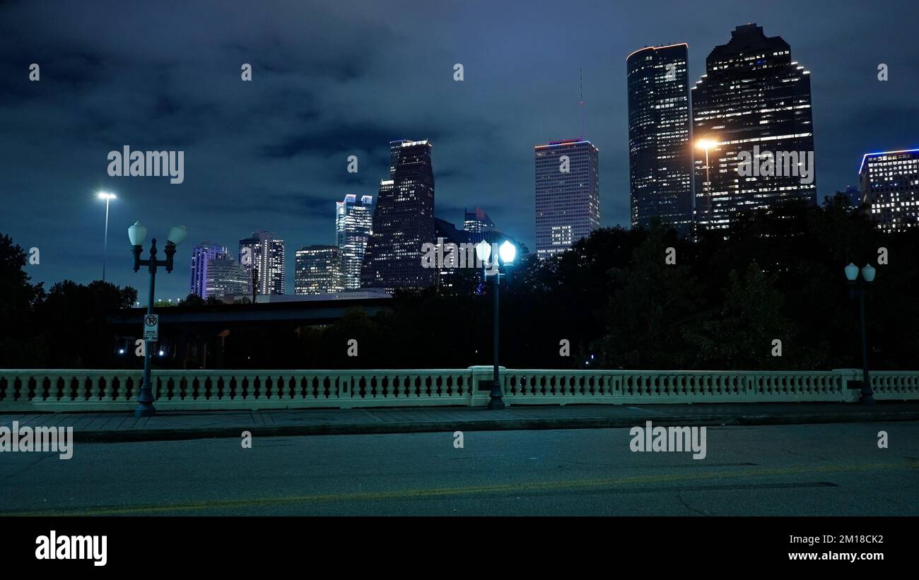 Sabine Bridge in Houston Downtown - HOUSTON, UNITED STATES - NOVEMBER ...