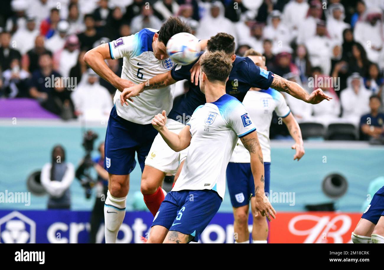 Football World Cup 2022, Qatar, Al Bayt Stadium; England vs France ...