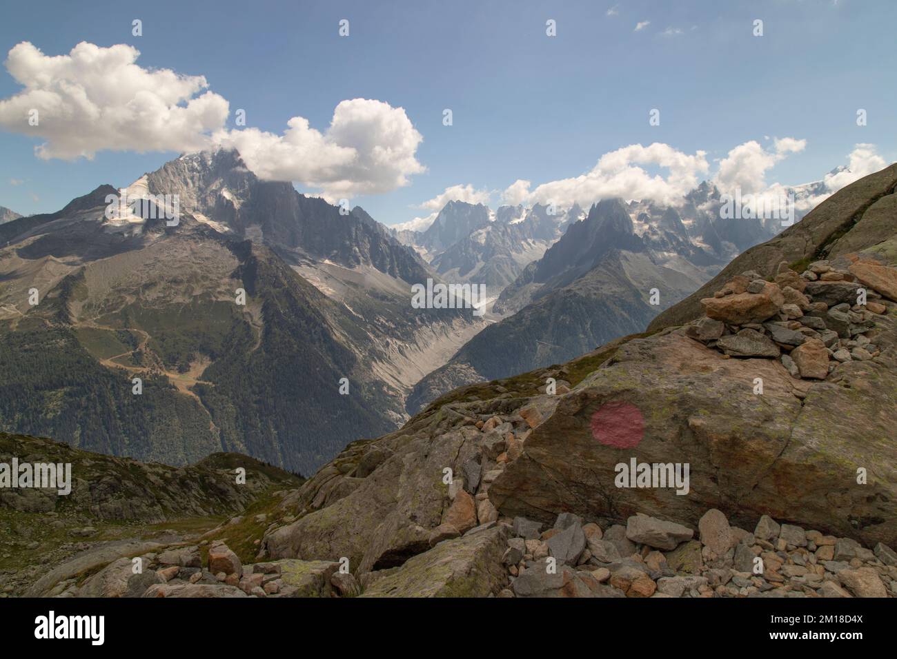A beautiful view of the Chamonix mountains Stock Photo - Alamy