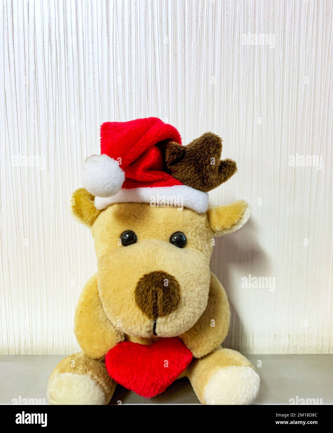 Christmas decoration doll isolated white. For background, christmas ...