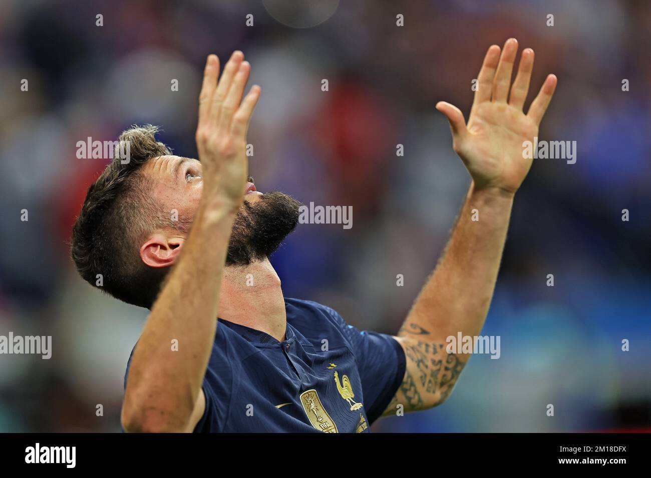 Olivier Giroud of France during the FIFA World Cup Qatar 2022 match ...