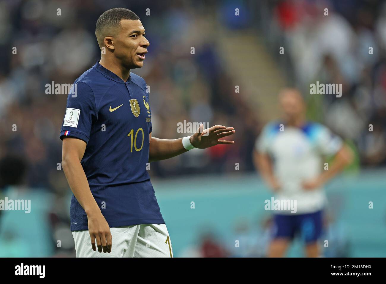 Kylian Mbappe of France during the FIFA World Cup Qatar 2022 match ...