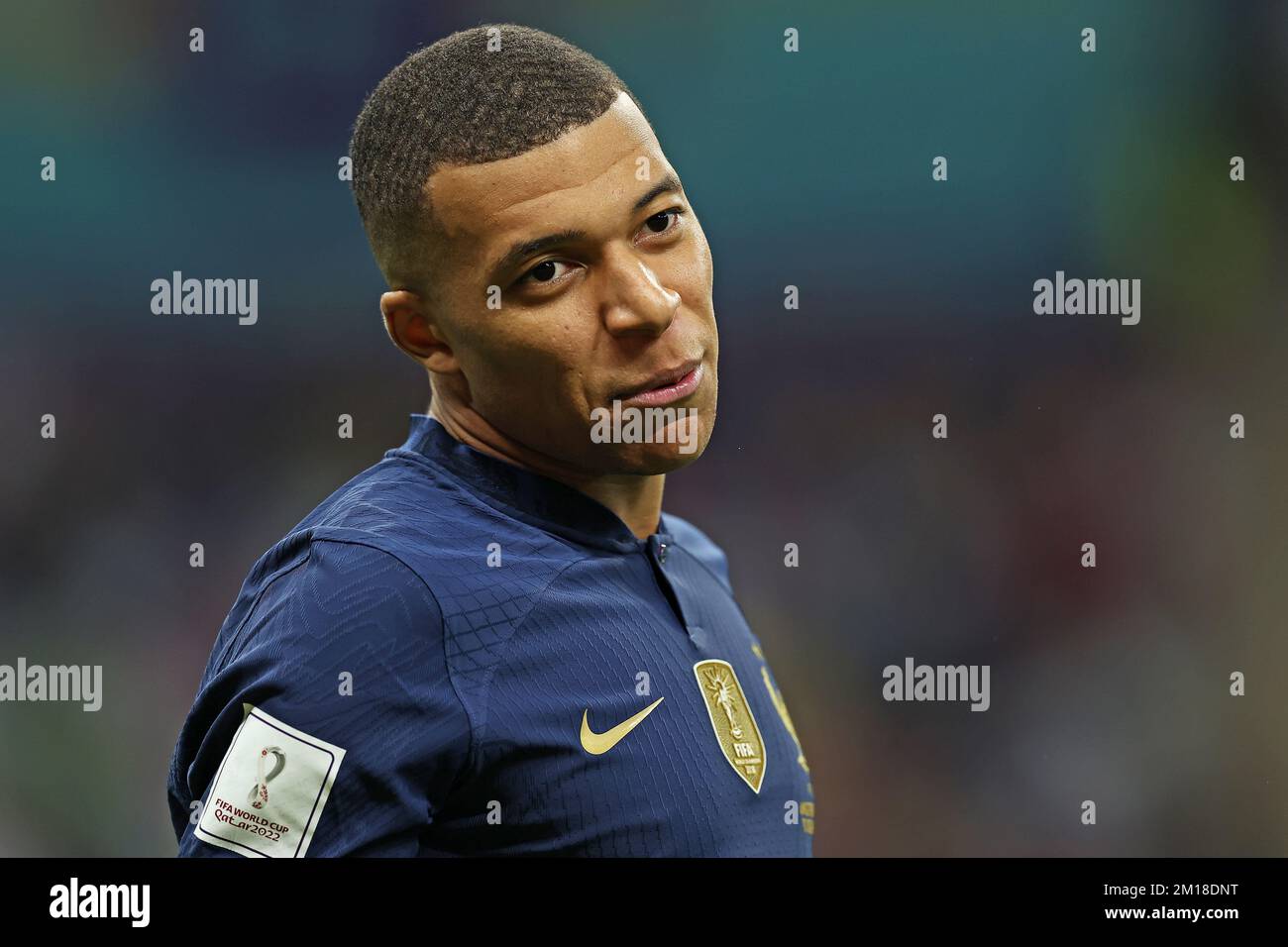 Kylian Mbappe of France during the FIFA World Cup Qatar 2022 match ...