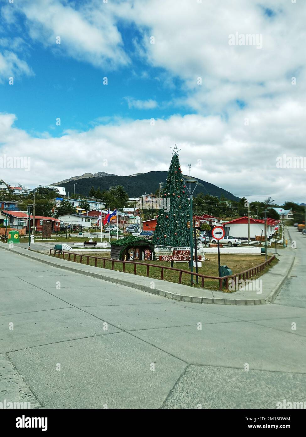 Christmas celebration in worlds southern most city hi-res stock ...