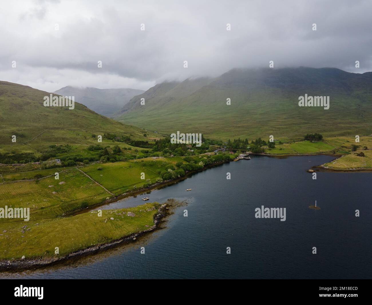Maumturk mountains killary fjord hi-res stock photography and images ...