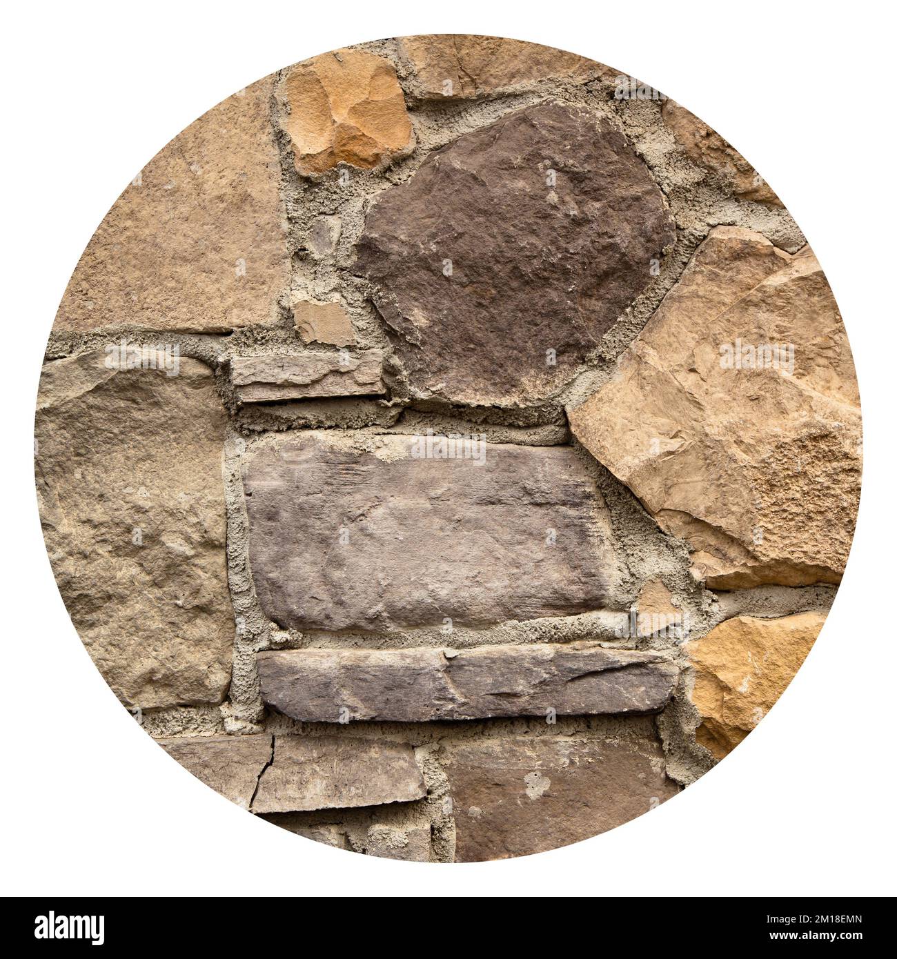 Sturdy yellow and beige cut stone wall, good for backgrounds, seamless ...