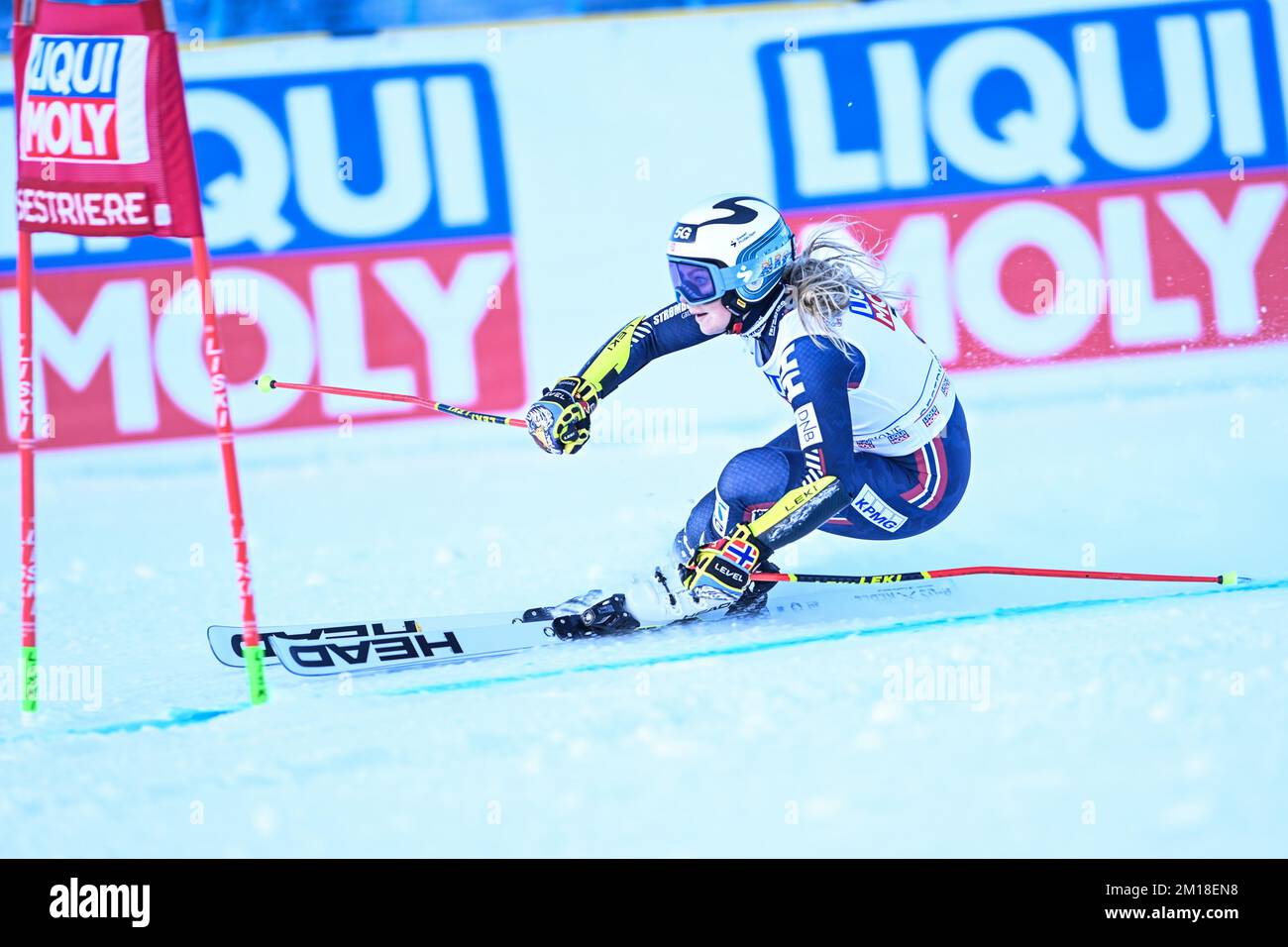 Sestriere, Italy. 10th Dec, 2022. Mowinckel Ragnhild of Norway during ...