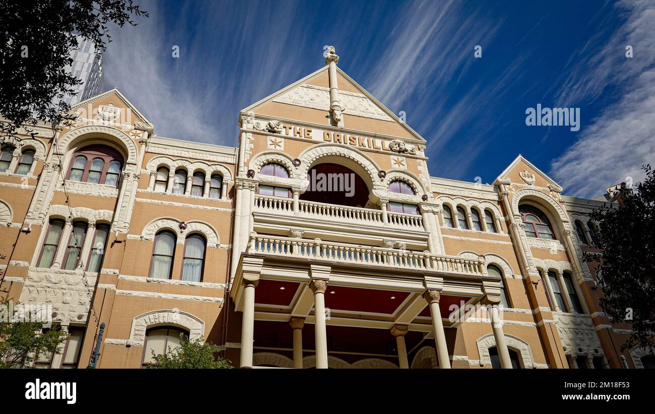 The historic buildings at Congress Ave in Austin - The Driskill ...