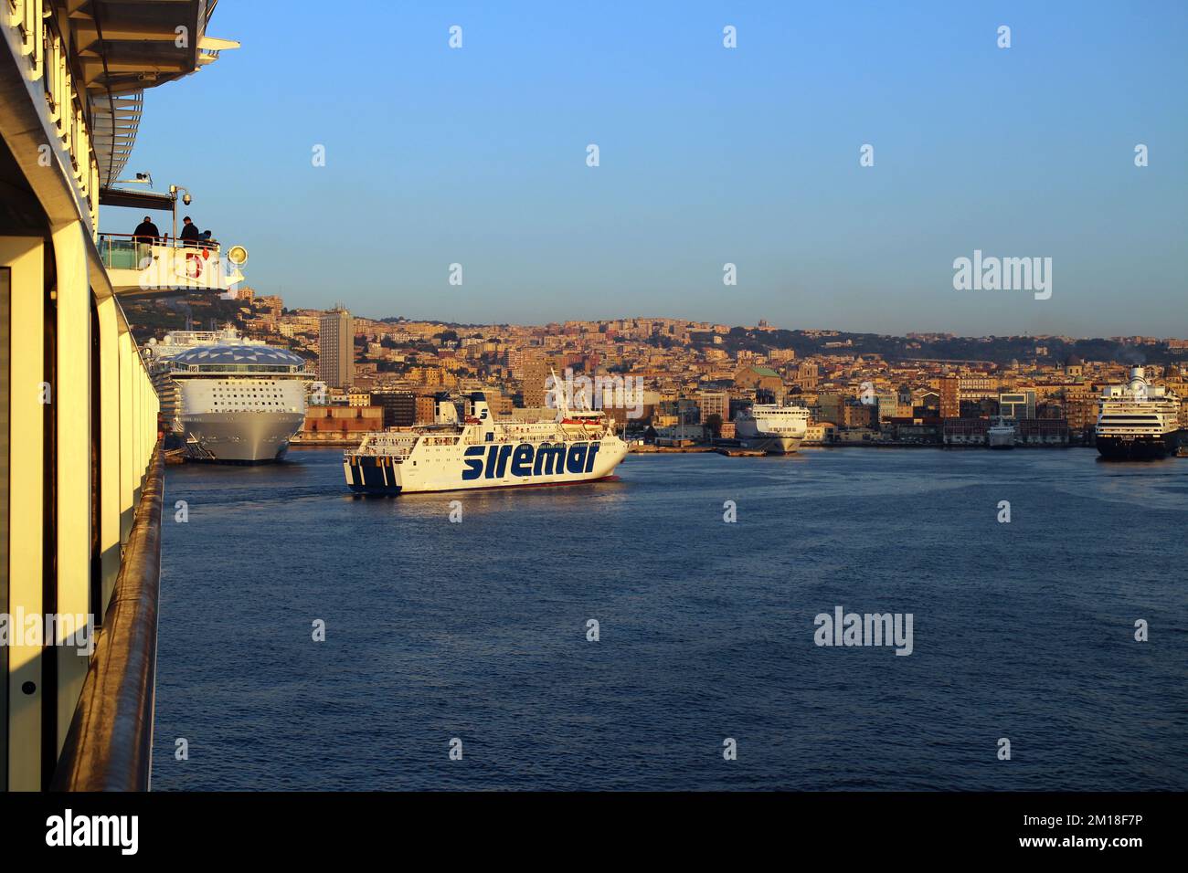 The Port of Naples Stock Photo - Alamy