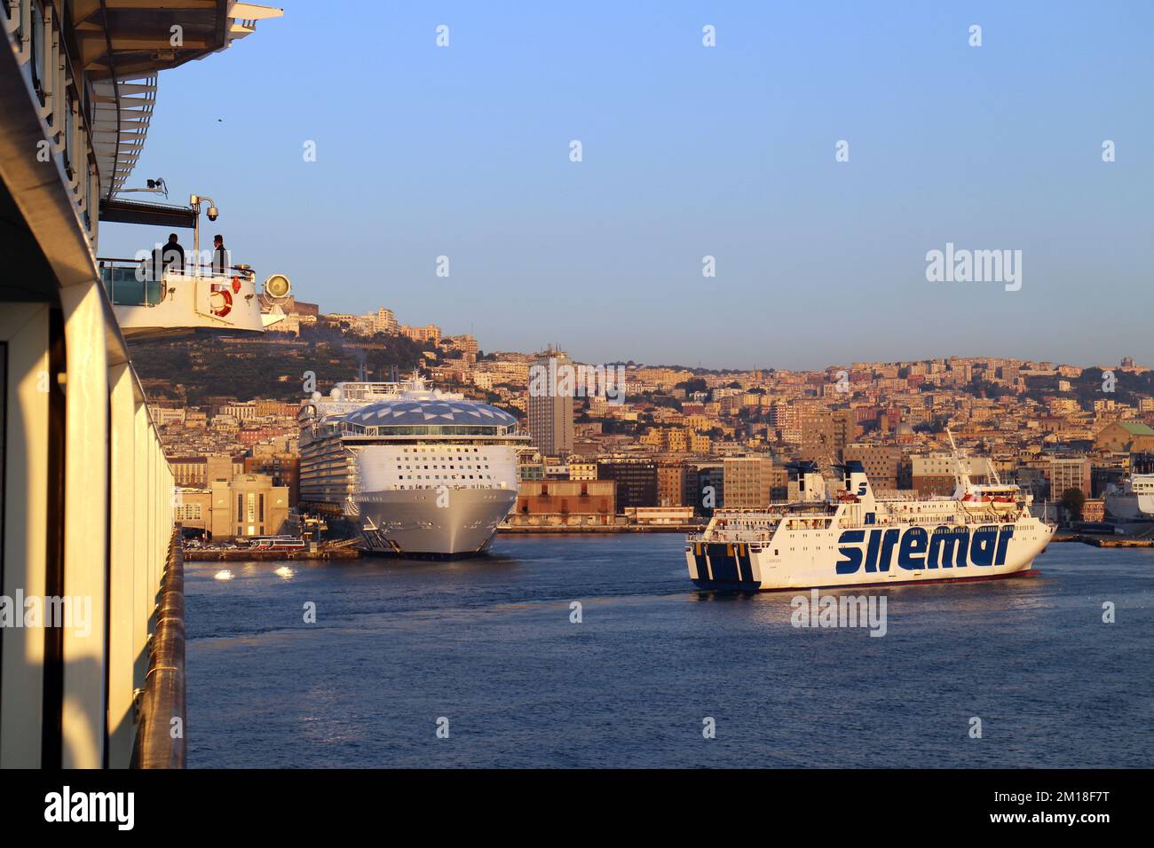 The Port of Naples Stock Photo - Alamy