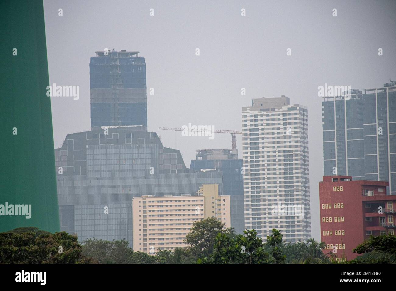Air pollution hit the city of Colombo Stock Photo - Alamy