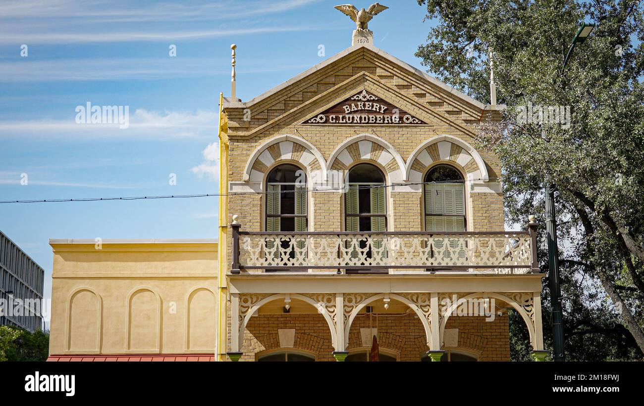 The historic buildings at Congress Ave in Austin - Bakery C Lundberg ...